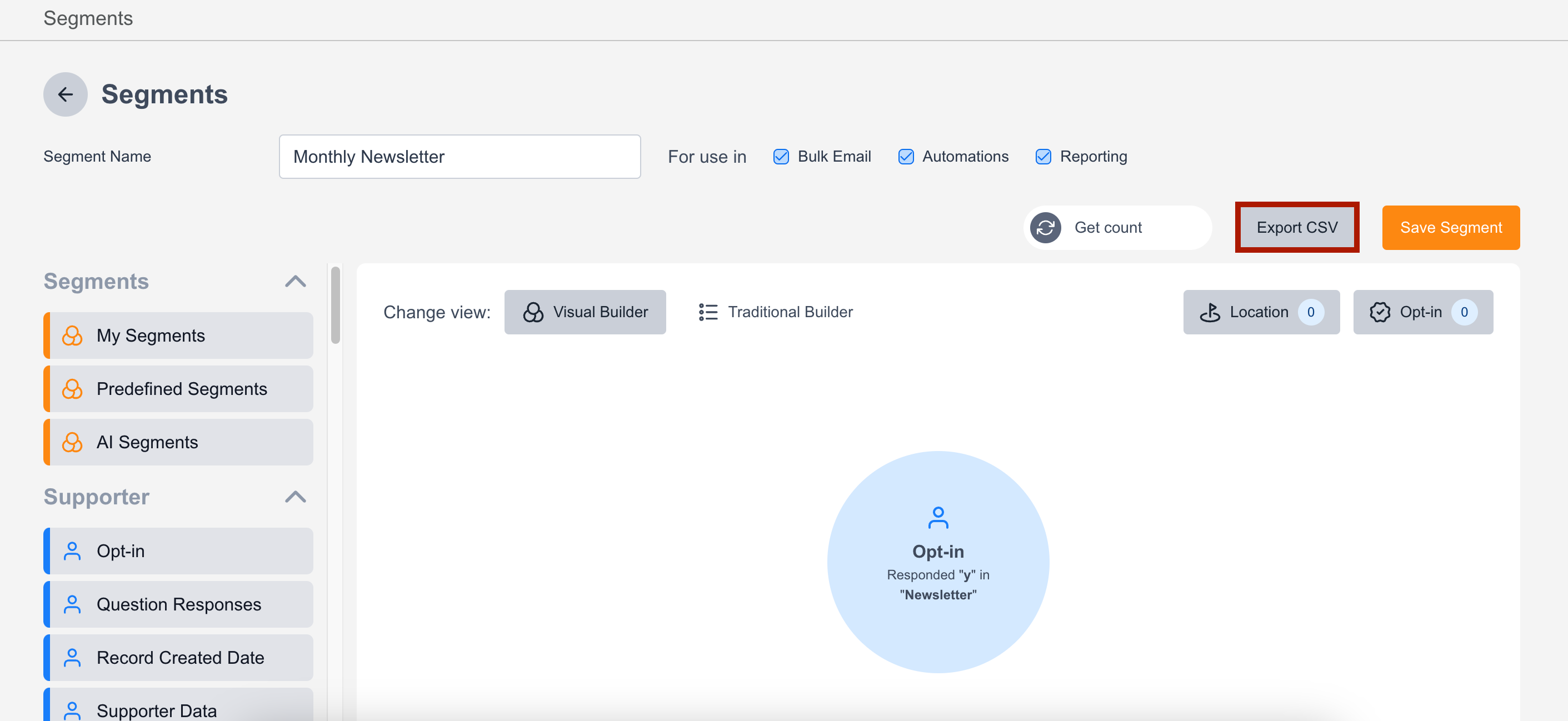 Segments - My Segments