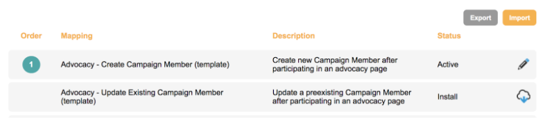 Salesforce Connector Transaction Mapping