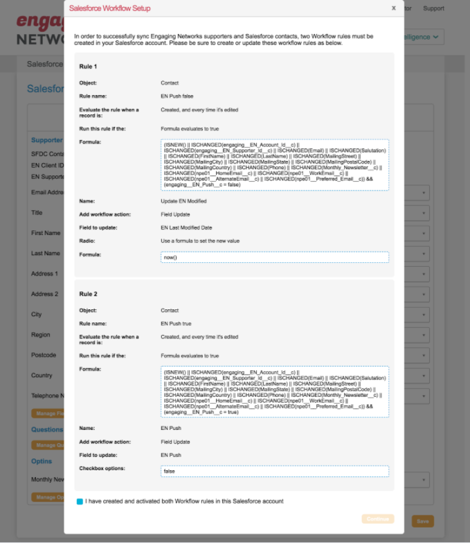 Salesforce Connector Contact Mapping
