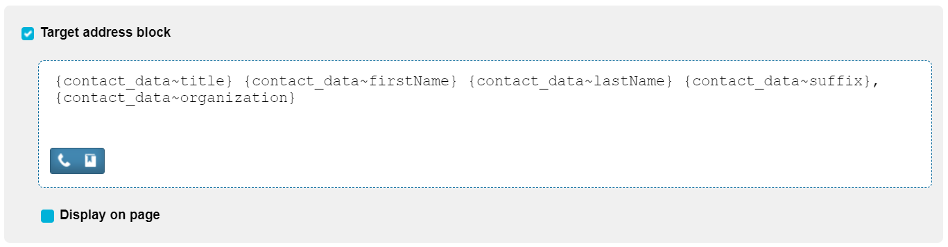 Email to Target with editable regions