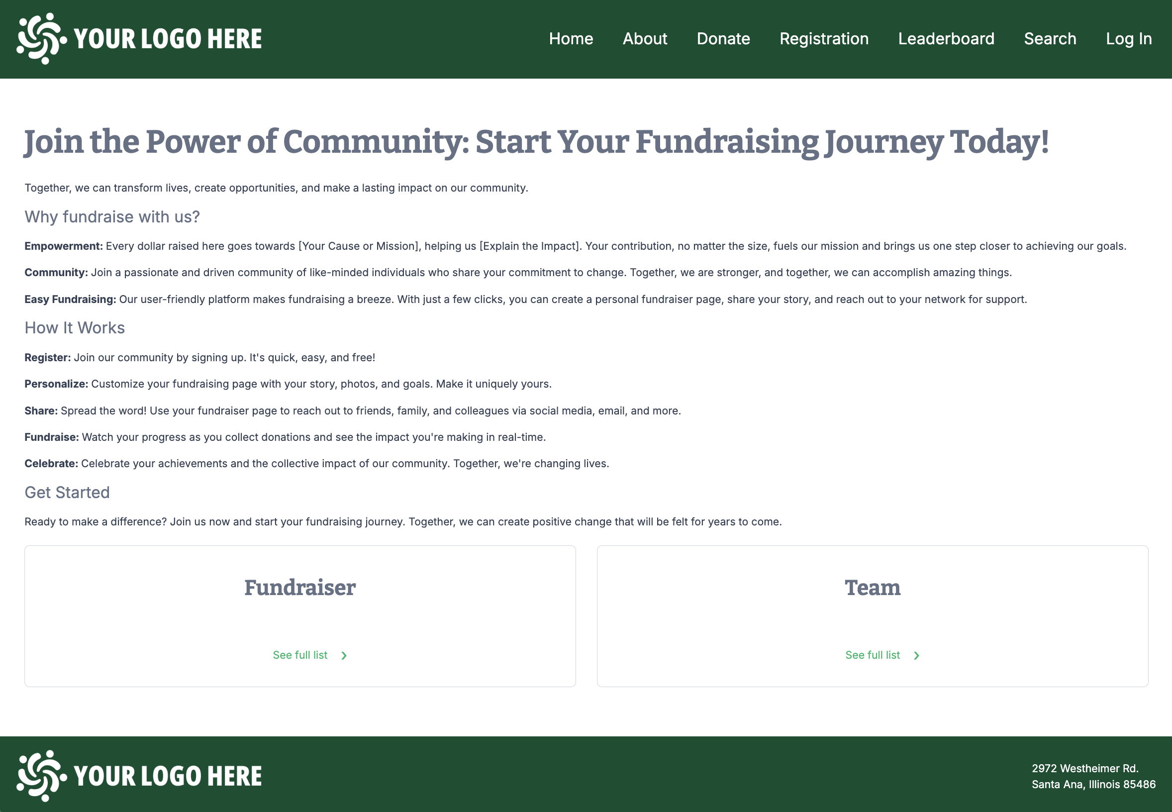 Peer-to-Peer - Free & Flexible Site Template